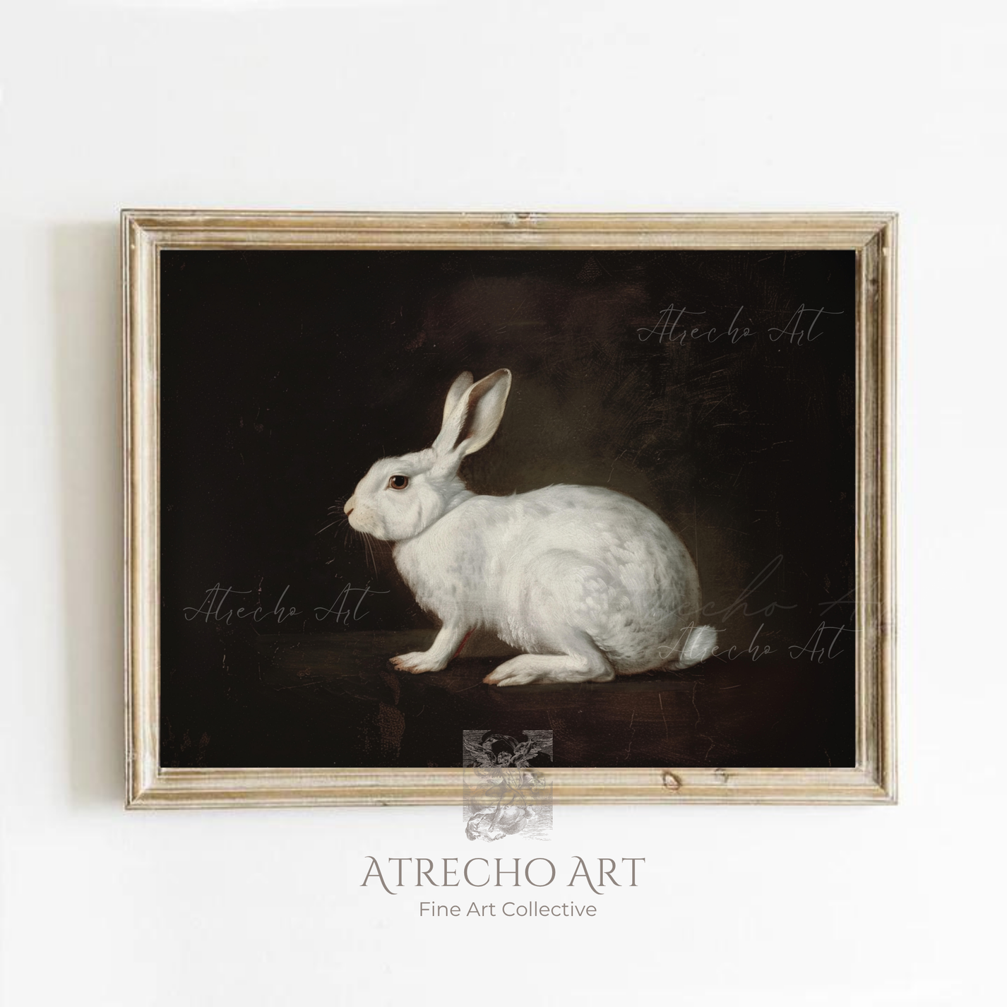 White Rabbit Print | Victorian Gothic Wall Art | Dark Academia Decor ...