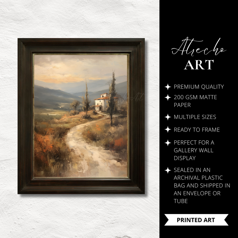 COUNTRY ROAD | Printed Artwork | L043 – Atrecho Art