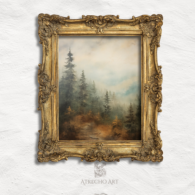 AUTUMN FOREST | Printed Artwork | L009 – Atrecho Art