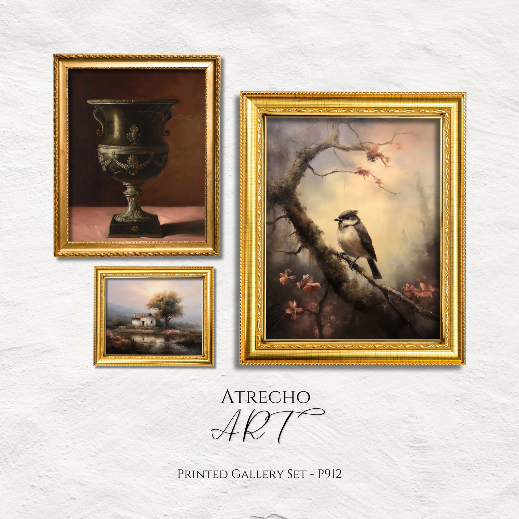 SET OF NINE Prints | P912 | Soft Pink Collection – Atrecho Art