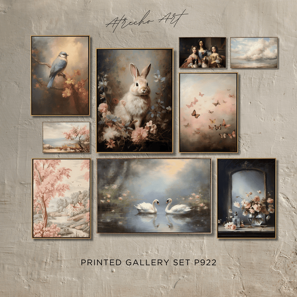 SET OF NINE Prints | P922 | Coquette Collection – Atrecho Art