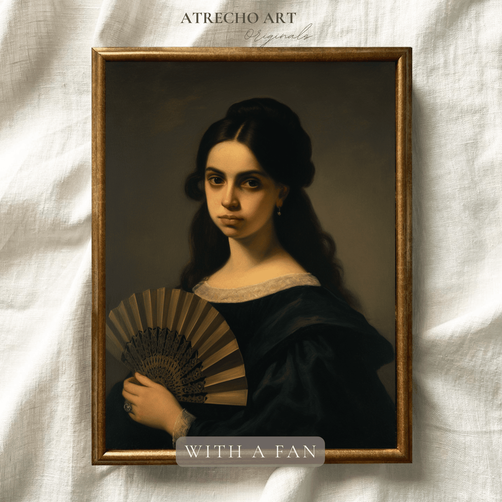 WITH A FAN | Printed Artwork | PE76 – Atrecho Art