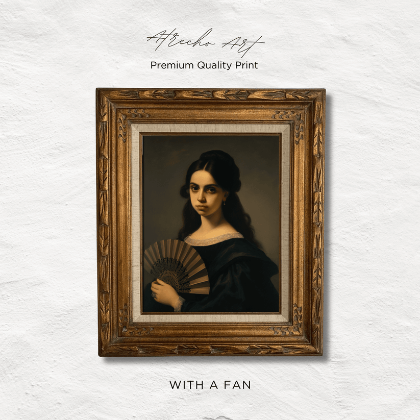 WITH A FAN | Printed Artwork | PE76 – Atrecho Art
