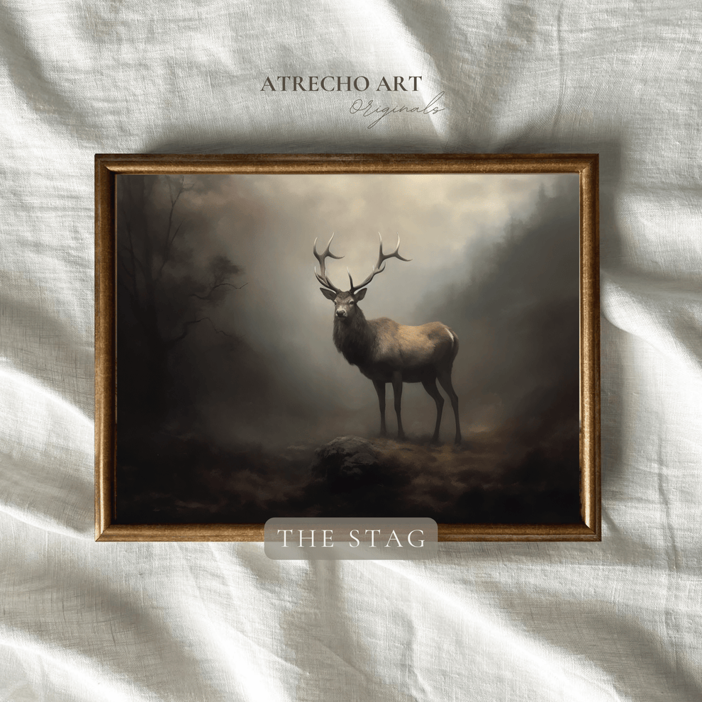 THE STAG | Printed Artwork | AN02 – Atrecho Art