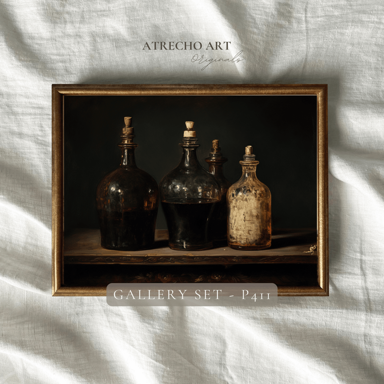 SET OF FOUR Prints | P411 | Witchcore Collection – Atrecho Art